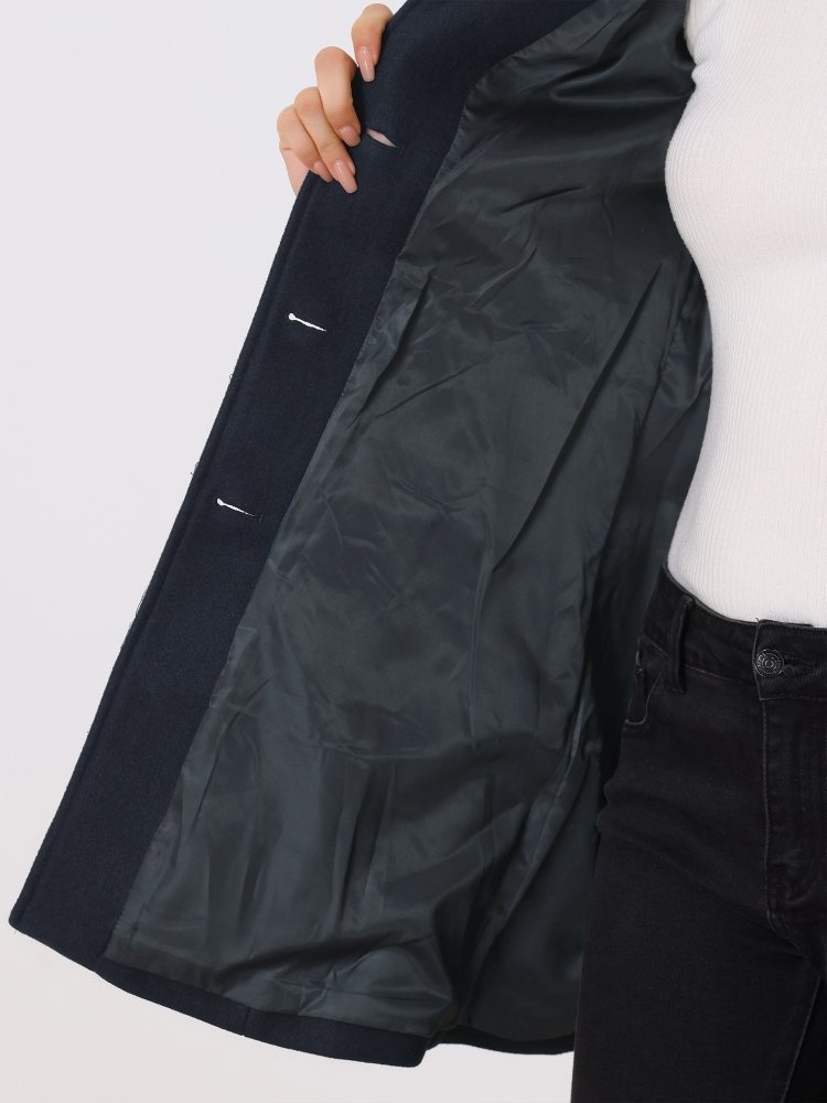 Helena | Women’s Winter Coat with a Single Button – Emma-Lily